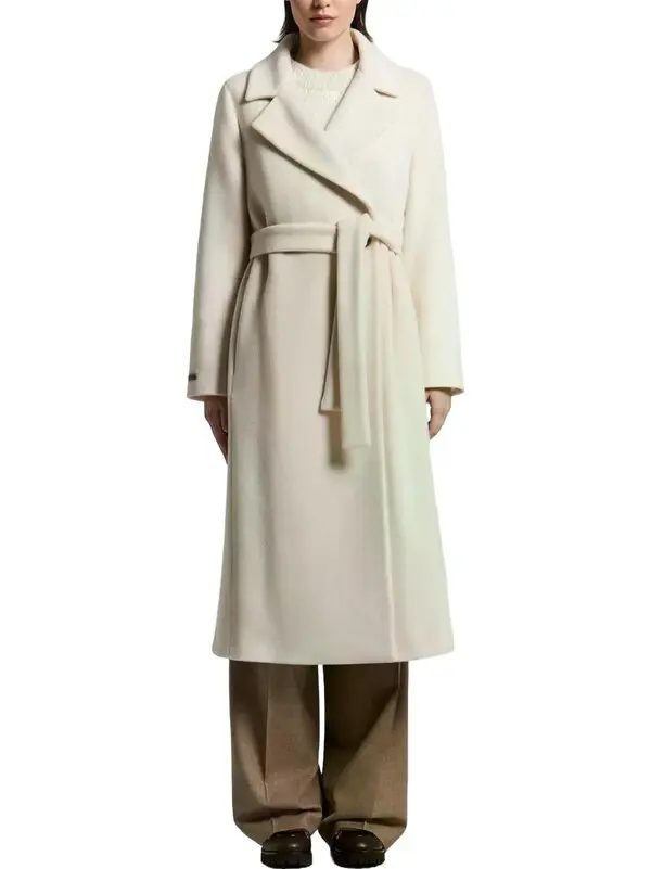 Peserico Belted Notch-lapel Coat - Neutrals