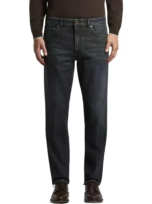 Peserico Straight-leg Jeans - Grey