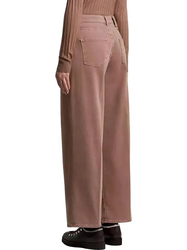 Peserico Pleated Wide-leg Trousers - Pink