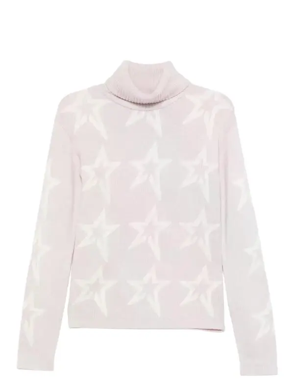 Perfect Moment Stardust Star-intarsia Sweater - Pink