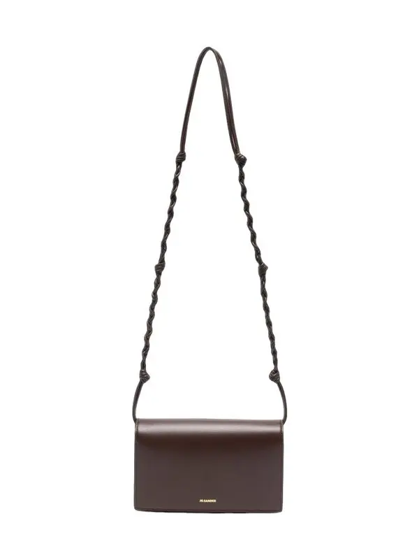 JIL SANDER Tangle Leather Wallet On Chain - Multicolor