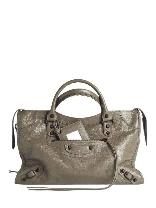Balenciaga Le City Medium Leather Handbag - Multicolor