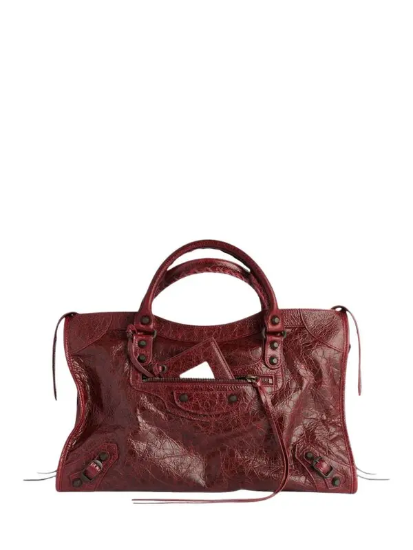 Balenciaga Le City Medium Leather Handbag - Multicolor