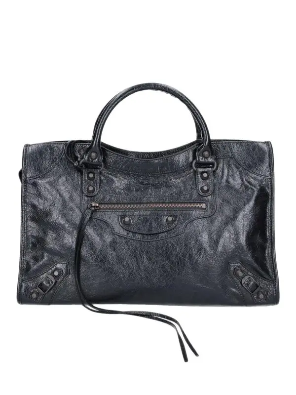 Balenciaga Le City Medium Leather Handbag - Multicolor
