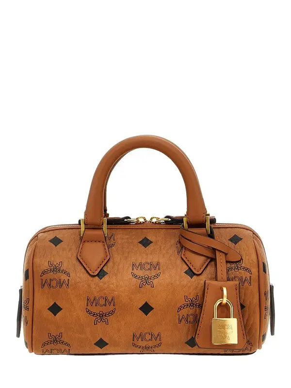 Mcm Ella Boston Mini' Handbag - Brown