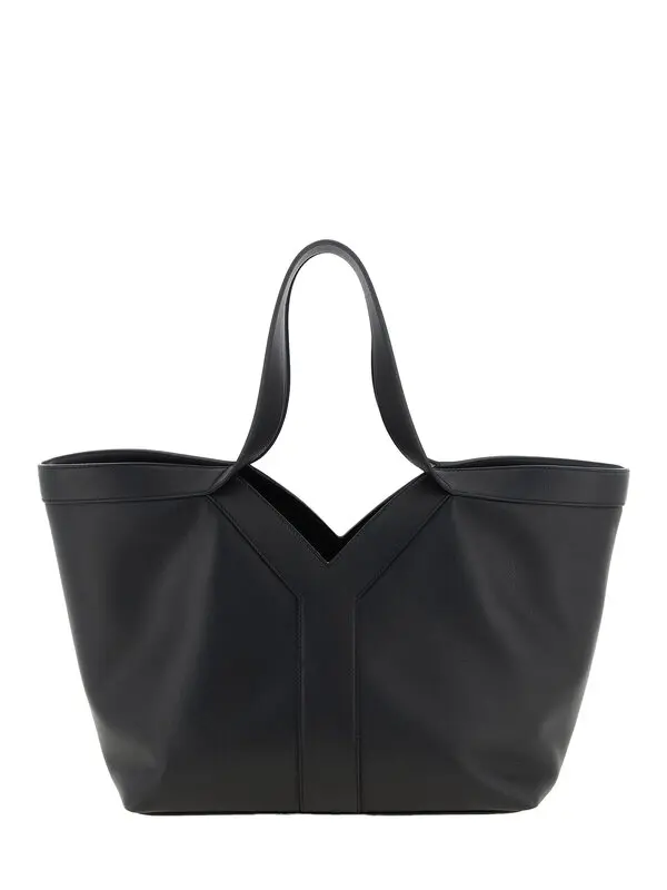 Saint Laurent Small 'y' Tote Bag - Black