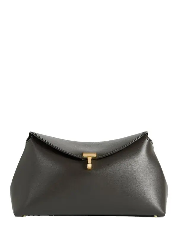 TOTEME T-lock Leather Clutch - Multicolor