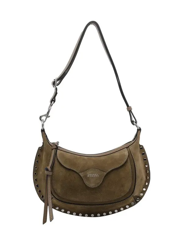 Isabel Marant Étoile Oskan Moon Suede Shoulder Bag - Brown