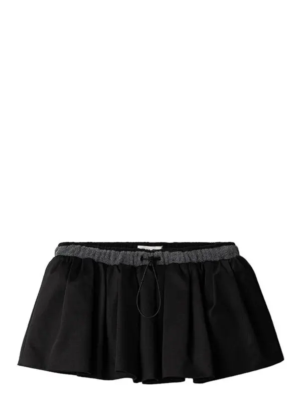 Miu Miu Chino Miniskirt - Black