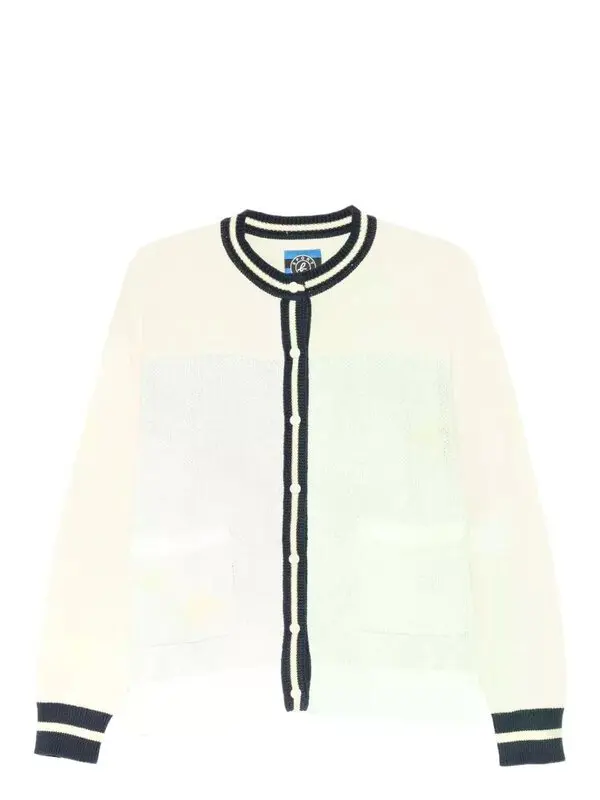 AGNES B. Star Cardigan - Neutrals