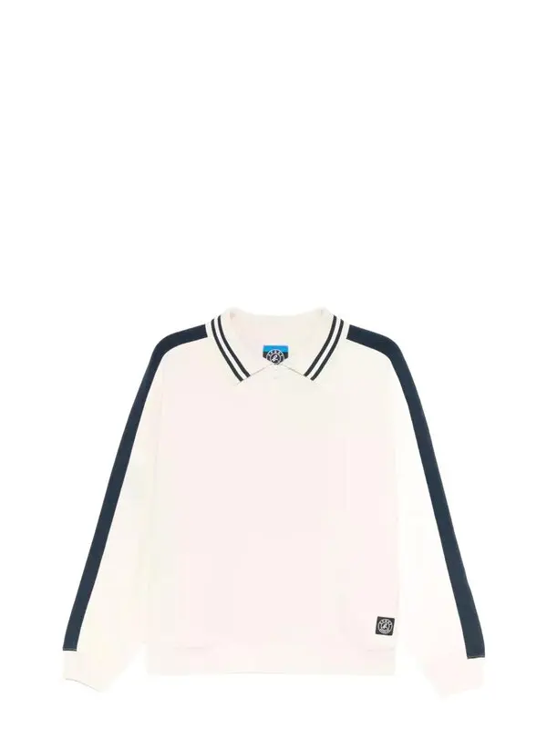 AGNES B. Half-zip Sweatshirt - Neutrals