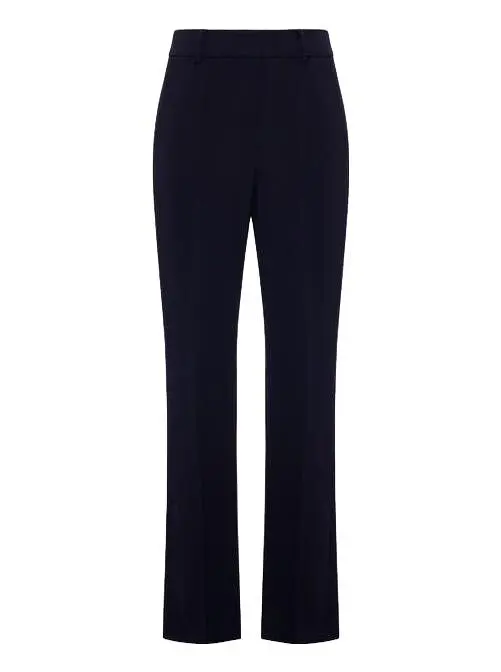 MAISON COMMON Wool Twill Bootleg Pants - Blue
