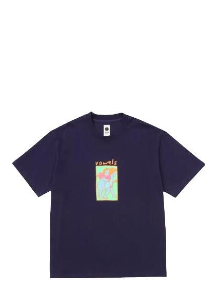 VOWELS Cherub Tee - Navy