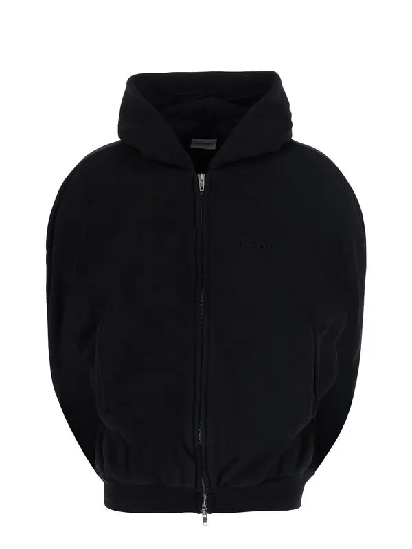 Balenciaga Balloon Hoodie In Heavy Molleton - Multicolor
