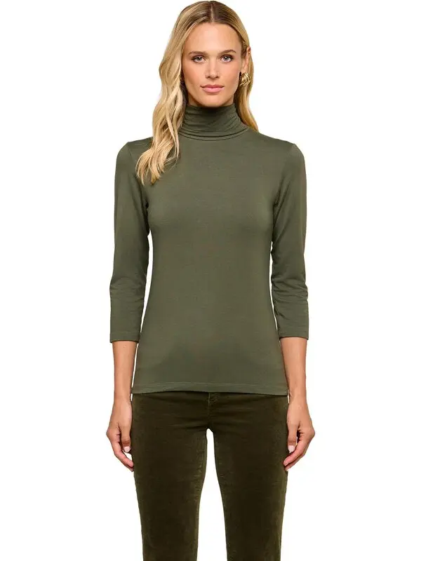 L'Agence Aja Turtleneck - Army