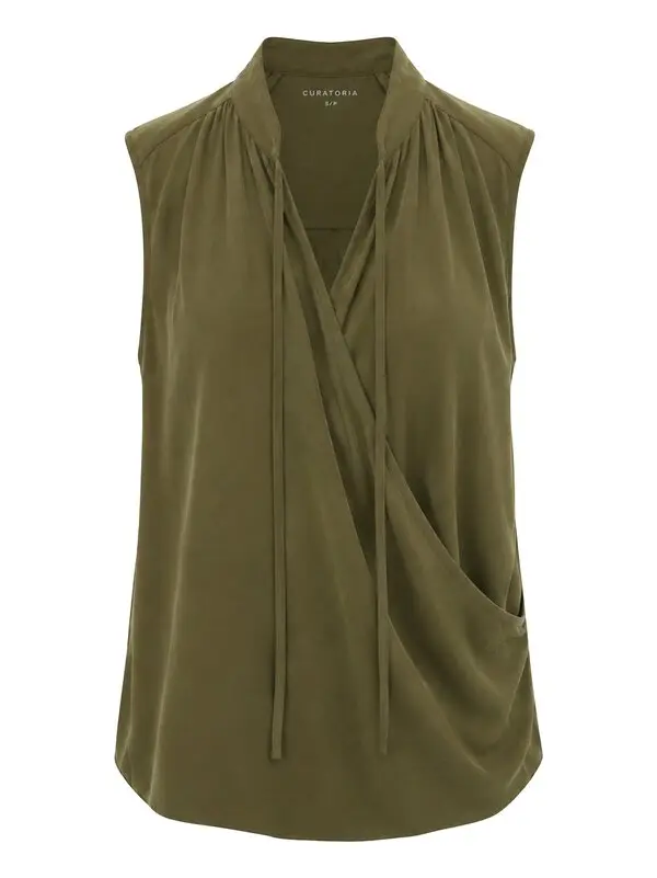 CURATORIA Delta Top - Olive