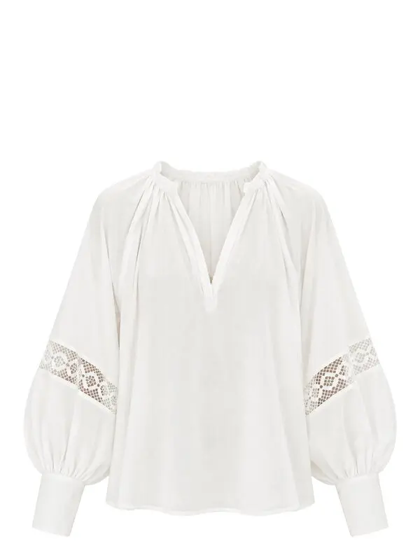 CURATORIA Oasis Randa Cotton Shirt - White