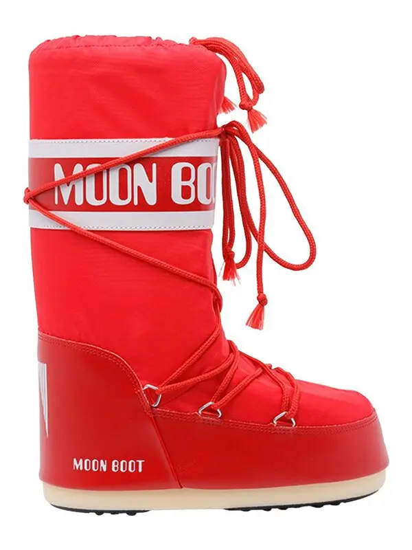 Moon Boot Icon Nylon Boots - Red