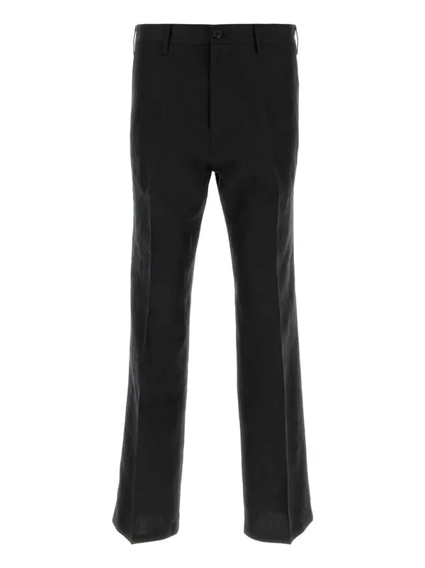 Prada Linen Pant - Black