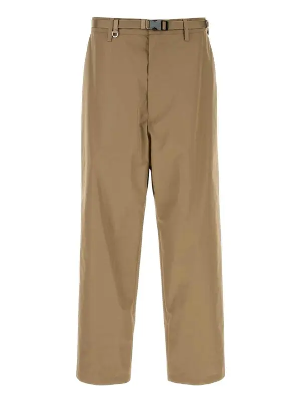 Prada Cappuccino Tech Fabric Pant - Brown
