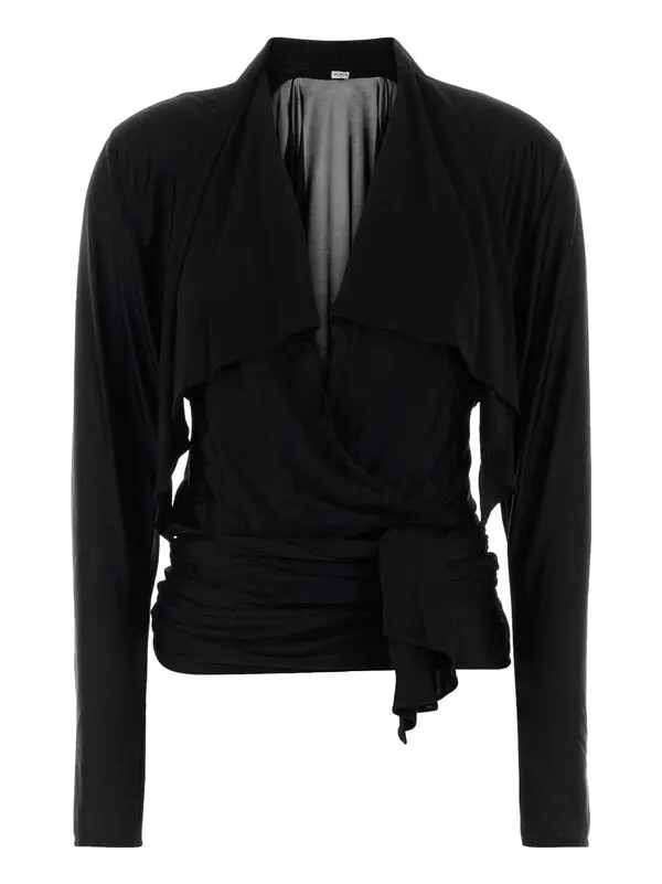 Balmain Viscose Blouse - Black