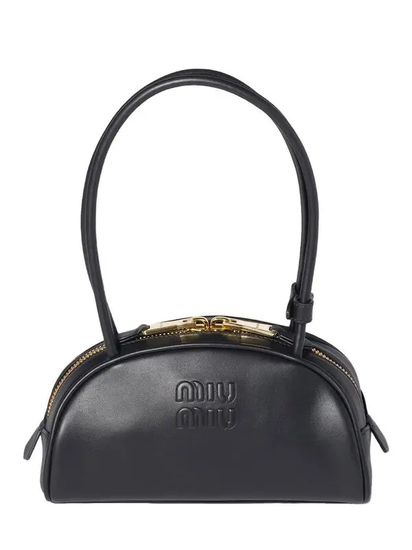 Miu Miu Borsa Beau Softy Piccola In Pelle - Black