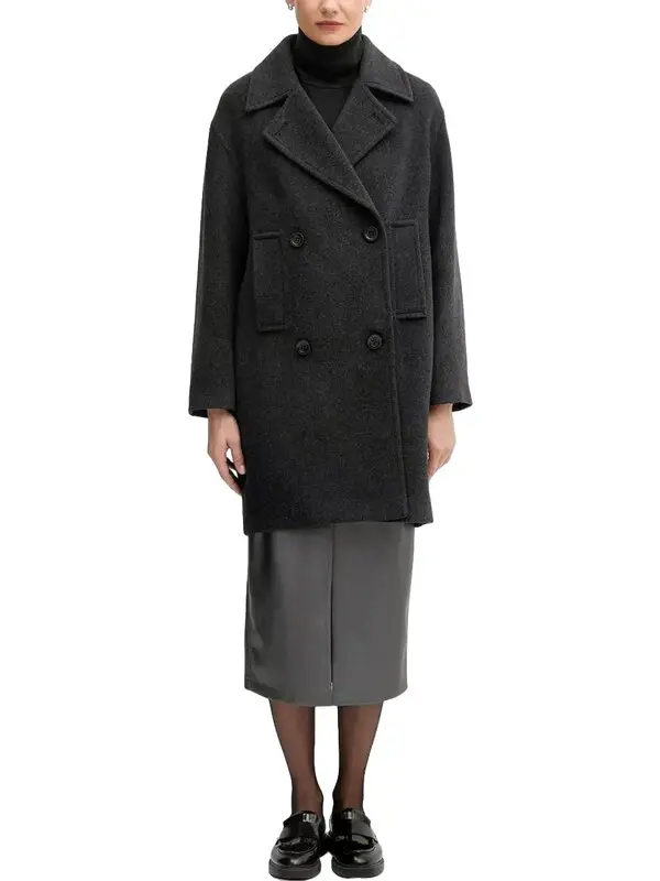 MARC AUREL Long-sleeved Roll-neck Shirt - Black