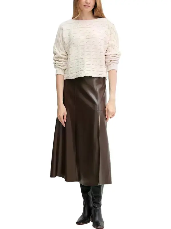 OUI Sirah Knitted Jumper - Neutrals