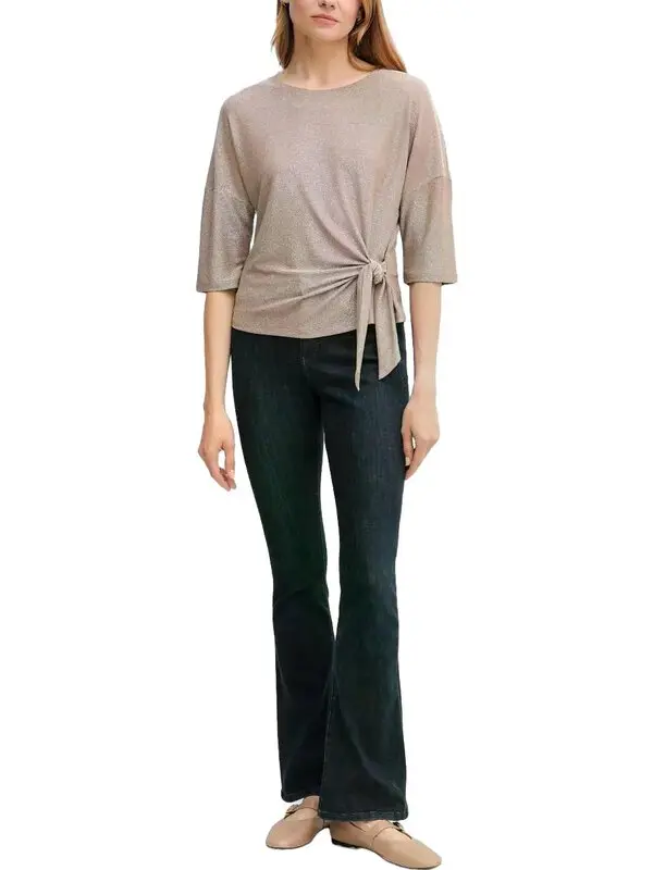 OUI Knot-detail Blouse - Neutrals