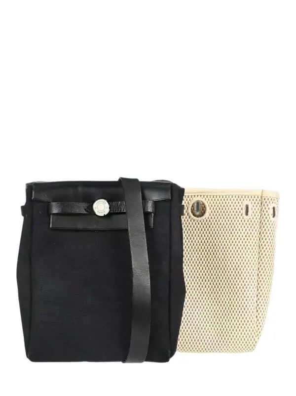 Hermès 2004 Tpm Herbag Shoulder Bag - Black