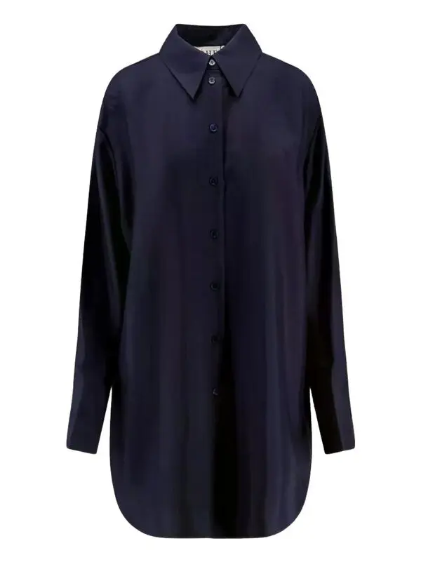 RÓHE Silk Shirt - Blue