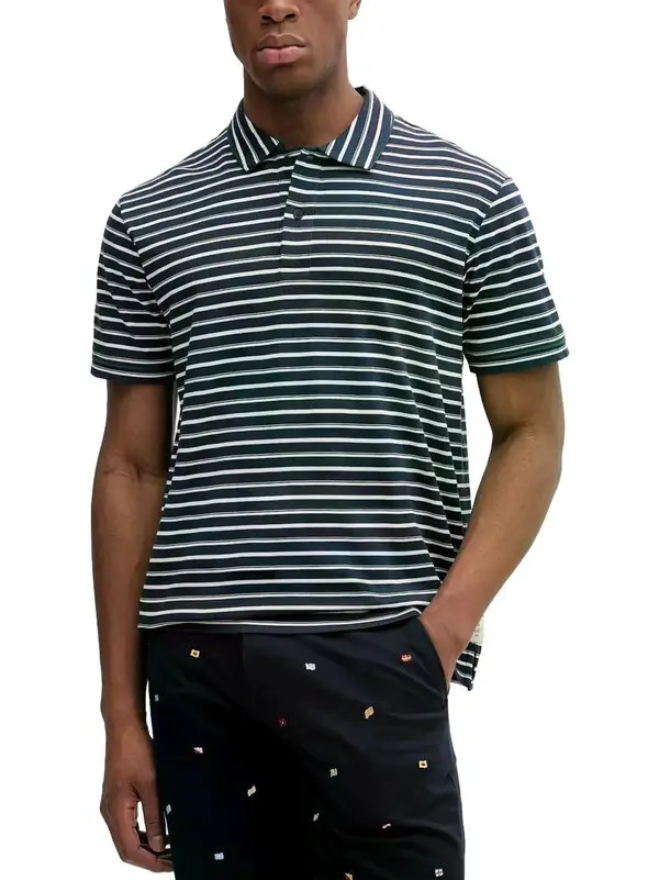 Liu Jo Striped Polo Shirt - Blue