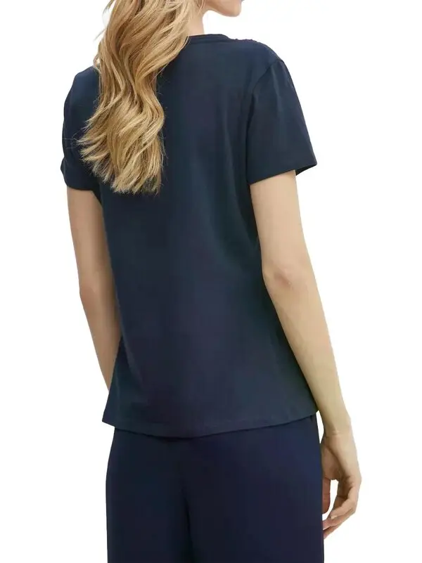 Liu Jo Embellished Crew-neck T-shirt - Blue