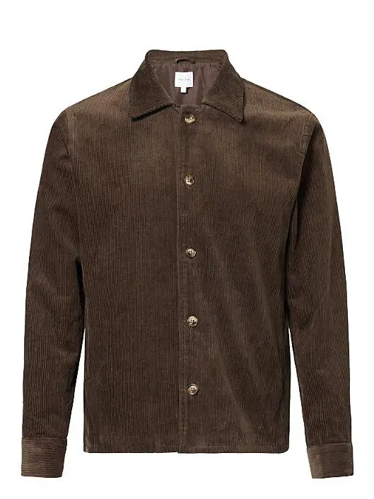 RAITH Lukas Corduroy Cotton Shacket - Brown