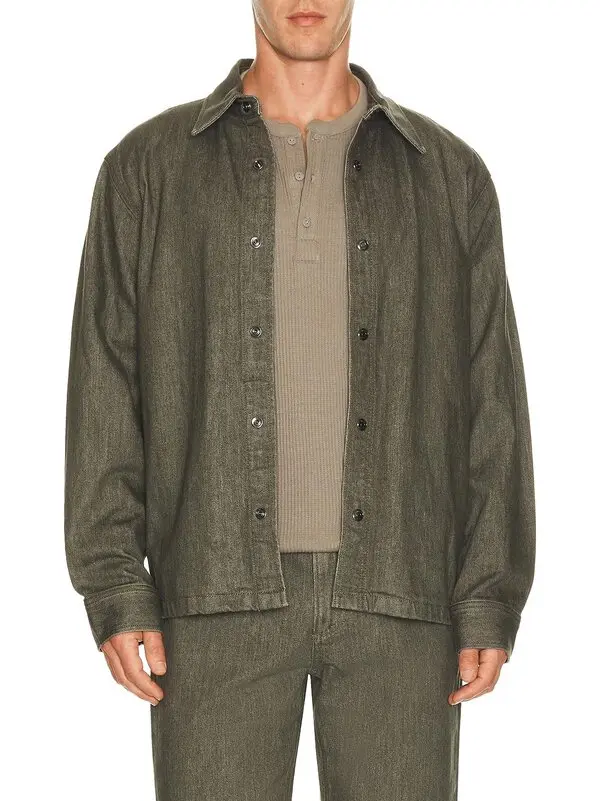 Theory Denim Overshirt - Army