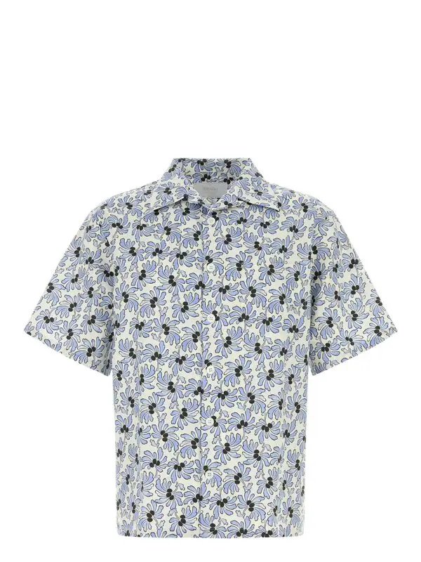 Prada Printed Poplin Shirt - Multicolor