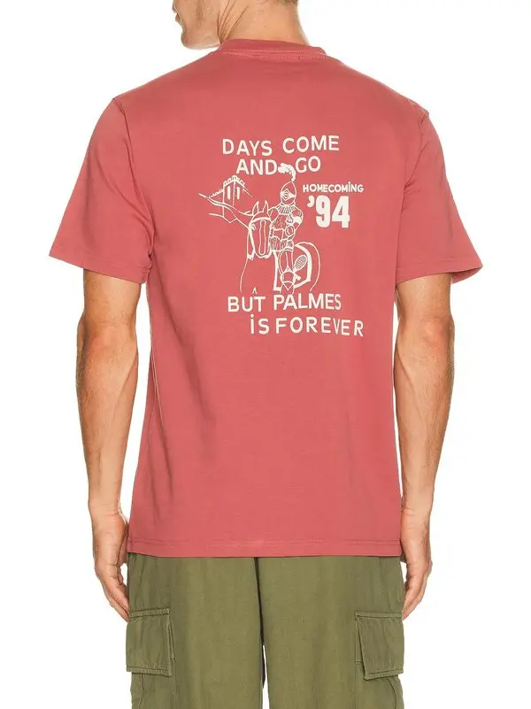 PALMES Forever Pocket Tee Shirt - Red