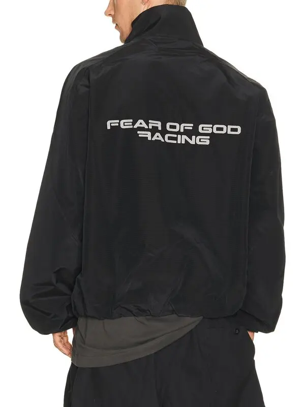 Fear Of God Modern Moto Track Jacket - Black