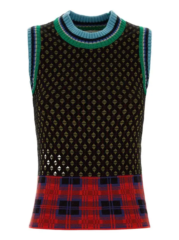 Dries Van Noten Embroidered Wool-blend Temi Vest - Printed