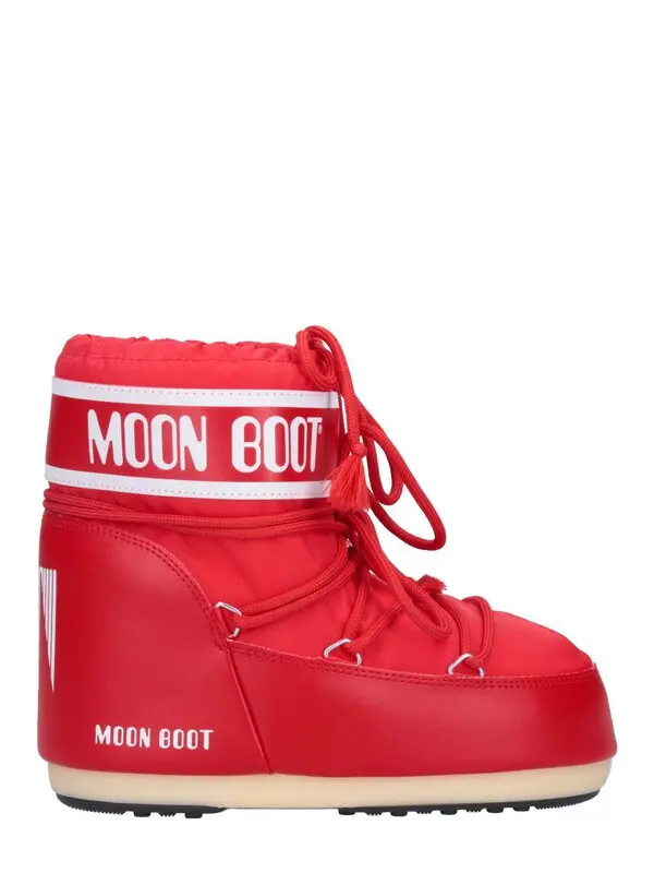 Moon Boot Bright Mini Moon-style Boots - Red