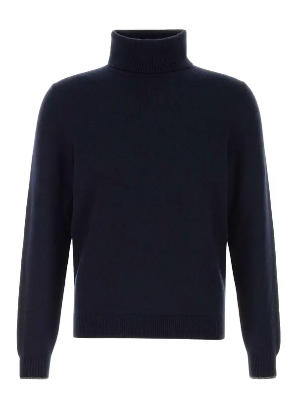 Sease Midnight 100% Cashmere Sweater - Blue