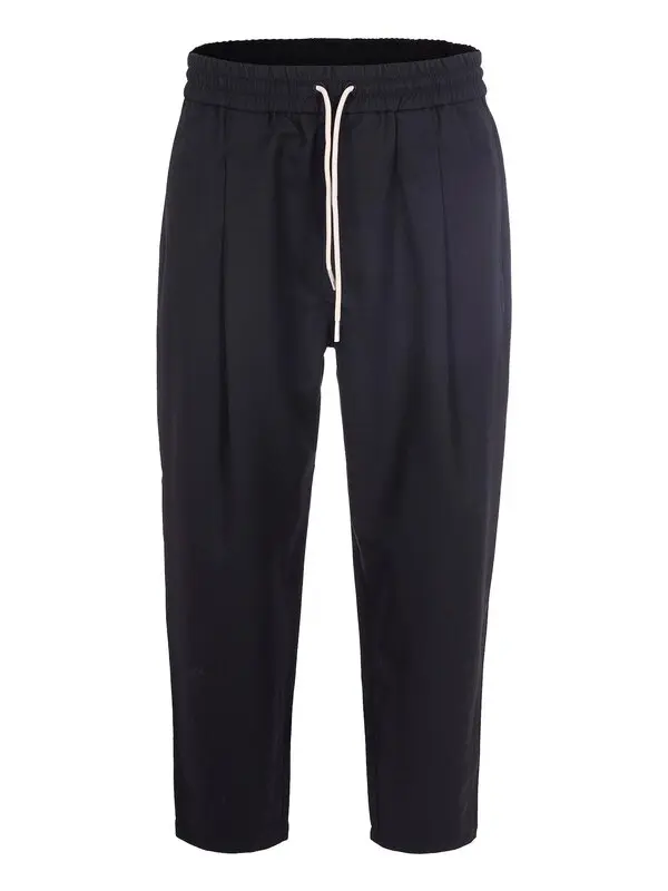 Drole De Monsieur Mini Trousers For Spring/summer 2026 - Black