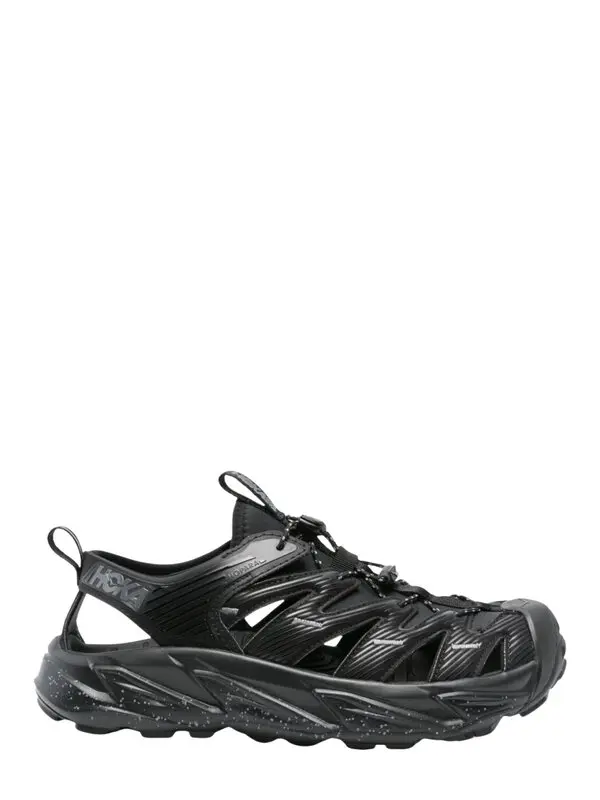 HOKA® Lightweight Panelled Design Sneakers With Cut-out Detailing - Black