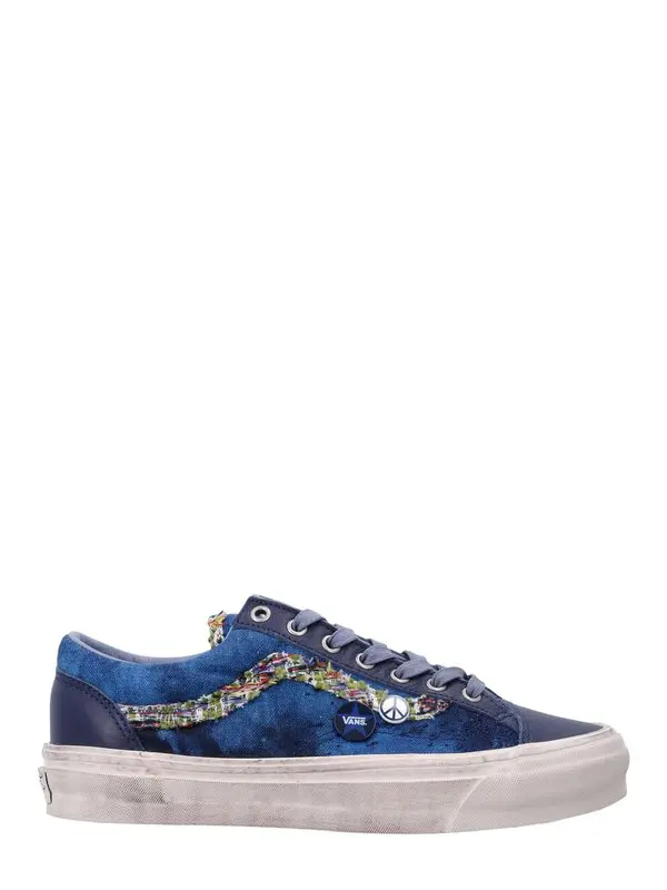 VANS Platform Lace-up Sneaker - Blu