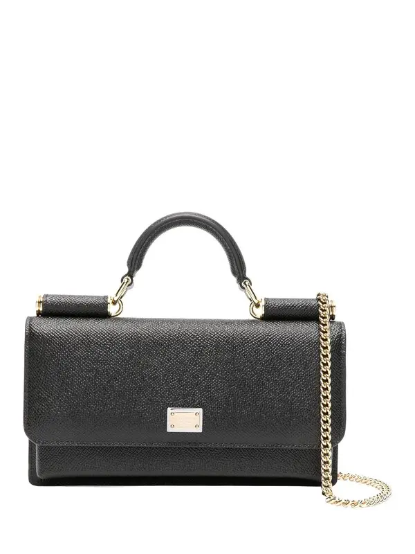 Dolce & Gabbana Mini Crossbody Bag With Iguana Print - Black