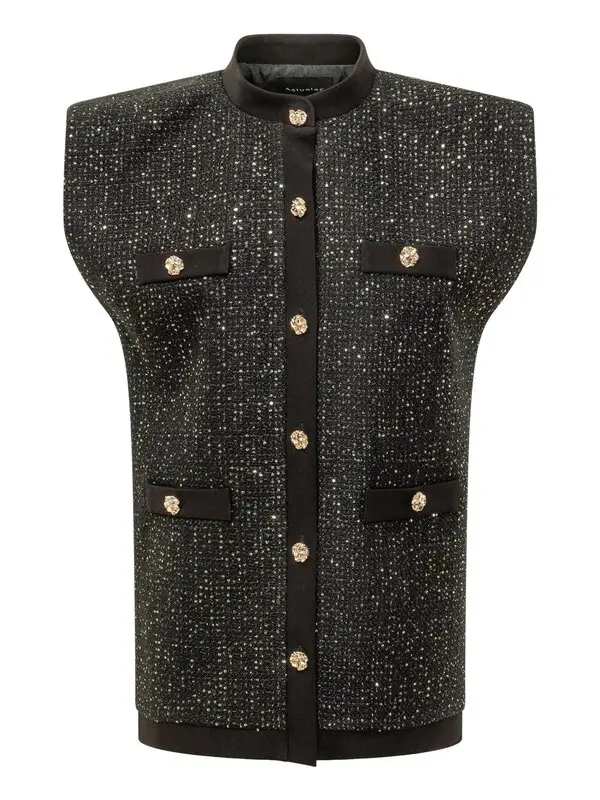 ACTUALEE Mini Gilet - Nero