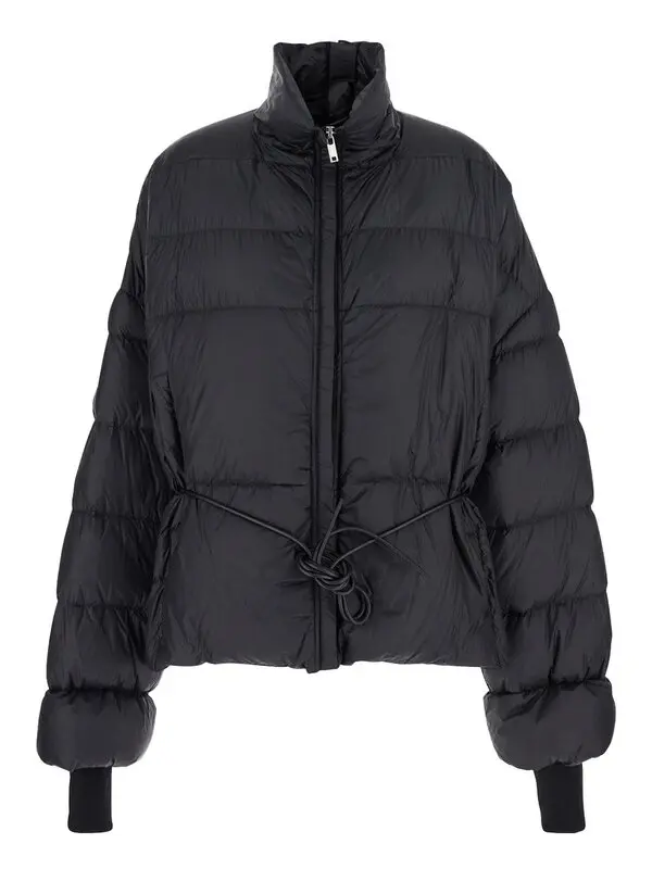 Rick Owens Chic Mini Coat For - Black