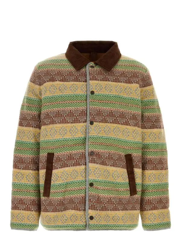 Guest In Residence Multicolor Wool-blend Western-style Padded Jacket - Multicoloured