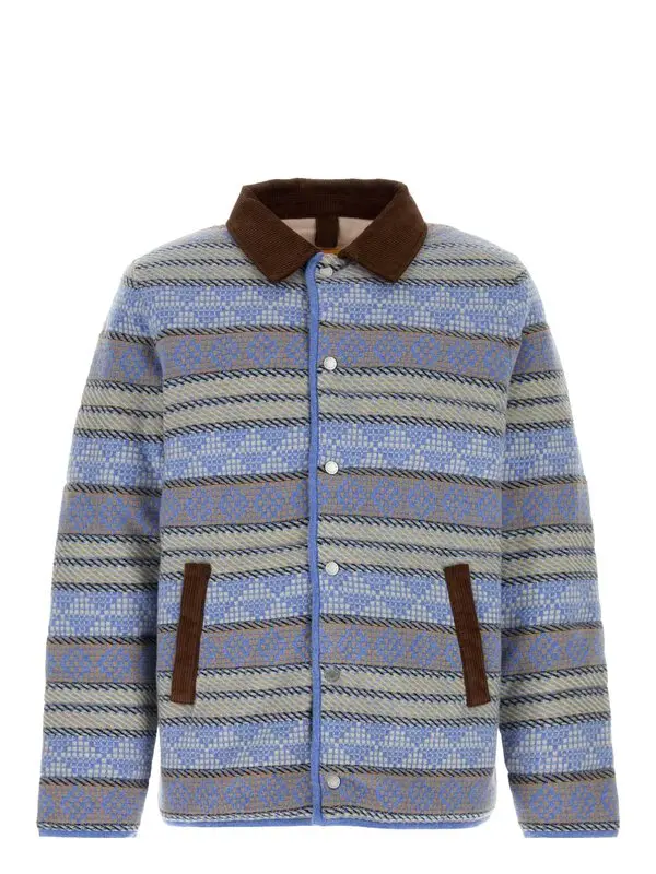 Guest In Residence Western Industry Wool-cashmere Jacket - Multicoloured