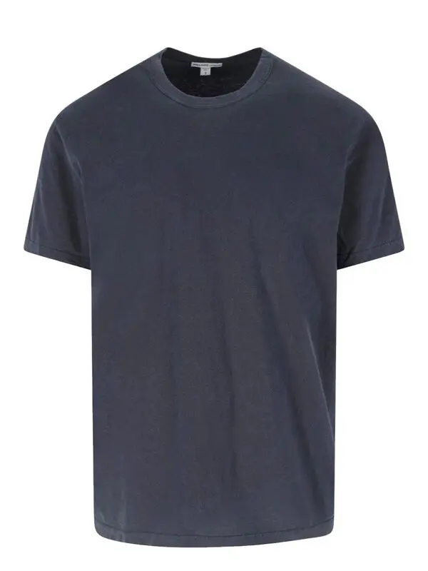 JAMES PERSE 100% Cotton Essential T-shirt - Blue